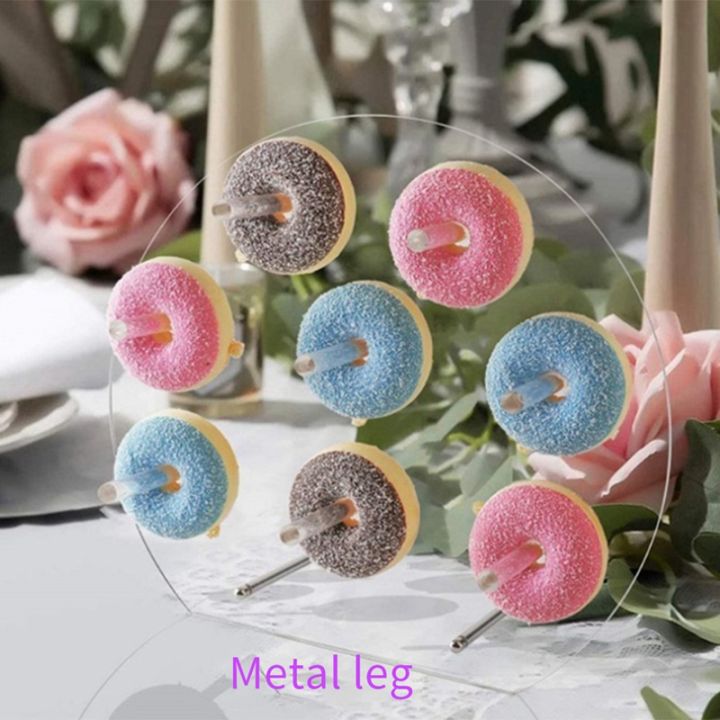PHLB0P Donut Display Rack Acrylic Donut Wall Display Stand for Donut ...