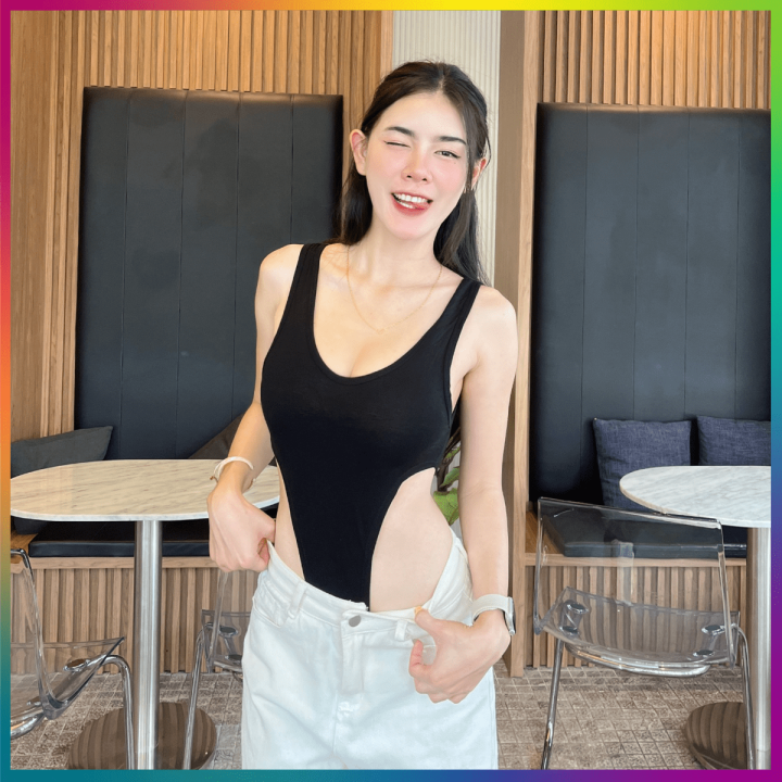 🌈 MesubShop 🌈 บอดี้้สูทเว้าเอว บอดี้สูทกล้าม ผ้าเรย่อน ยืดเยอะค่า 🧸 ช่วงเป้ามีกระดุมแป๊ก แกะได้ ...