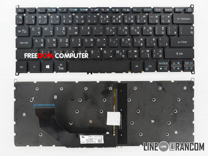 คีย์บอร์ด ACER Swift 3 SF314-52G SF314-53G SF314-55G ไทย อังกฤษ | Lazada.co.th