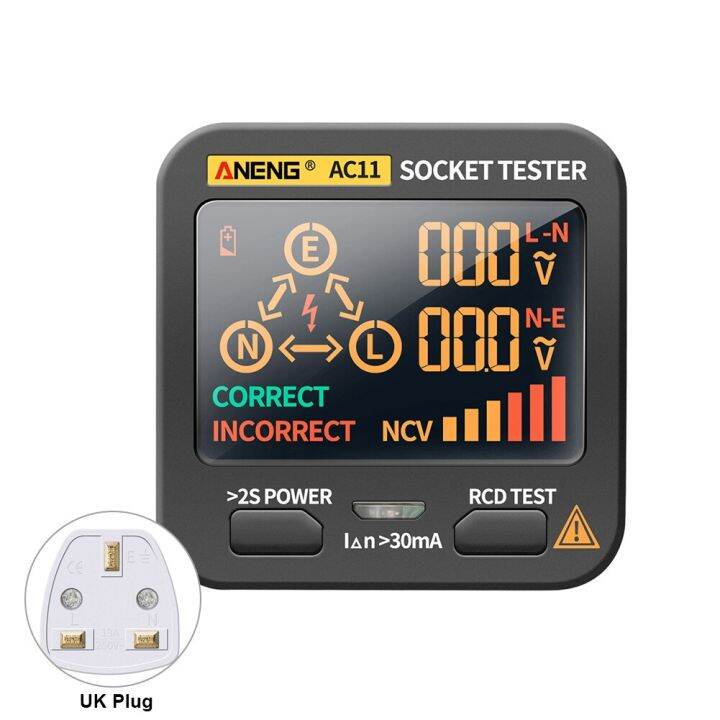 6 in 1 AC D69-2058 AC Digital Voltage and Current Power Frequency ...