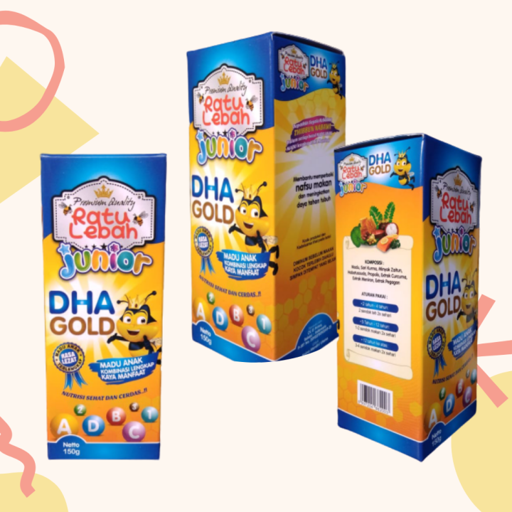 DHA Gold plus Omega 3 Junior 150 gr Ratu Lebah | Lazada Indonesia
