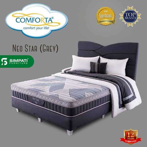 Comforta Kasur Neo Star Tanpa Divan dan Tanpa Sandaran 200x200 | Lazada ...