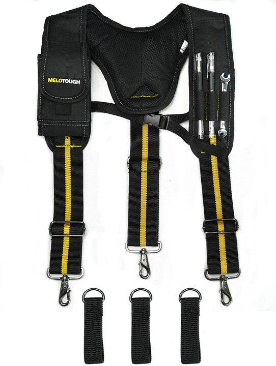 Melo Work Gear Tool Belt Work Suspenders | สายรัดแบบมีเบาะพร้อมที่วาง ...