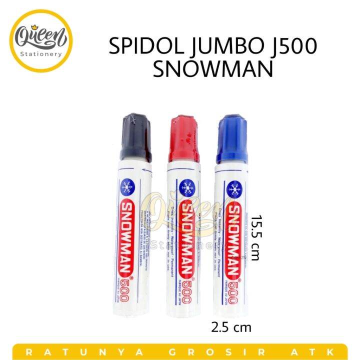 1 PCS SPIDOL JUMBO J500 SNOWMAN / SPIDOL BESAR SNOWMAN / SPIDOL PAPAN ...