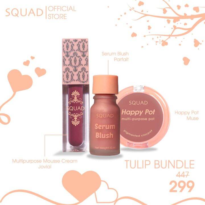 Squad Cosmetics Tulip Bundle | Lazada PH