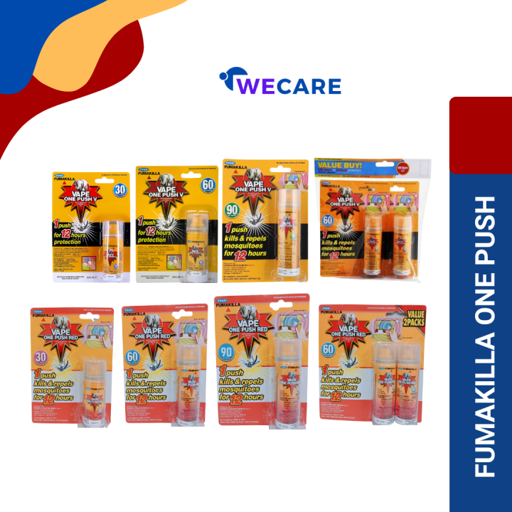 Fumakilla Vape One Push V / One Push Red Sakura (Twin/90/60/30 Days ...