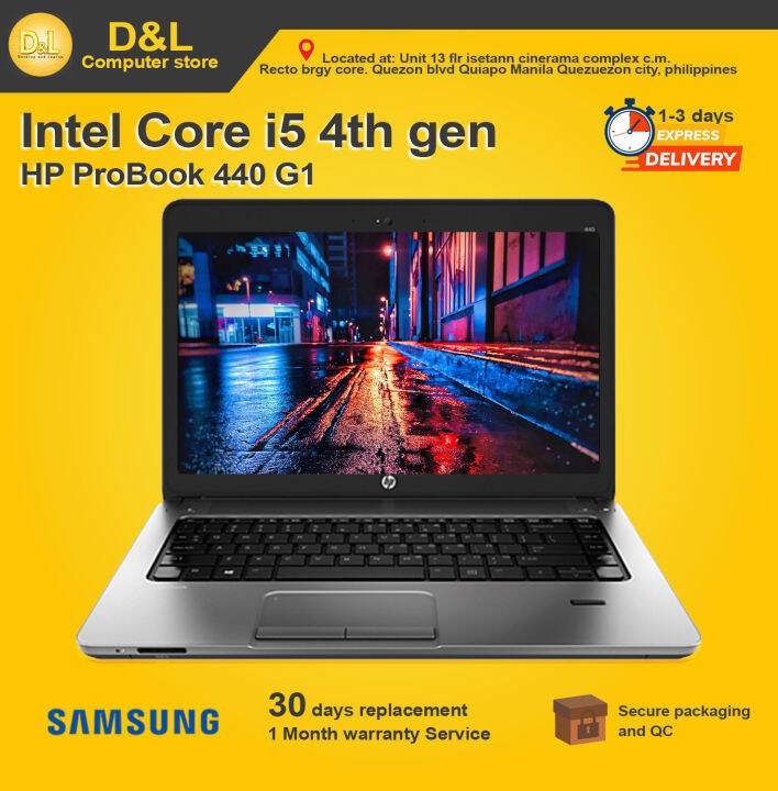 Laptop HP ProBook 440 G1 Intel Core i5 4th gen | 4GB RAM | 120GB SSD〖REFURBISHED〗 | Lazada PH