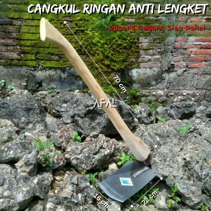 Paket Cangkul Ringan Dan Gagang Terpasang Bahan Plat Baja - Cangkul ...