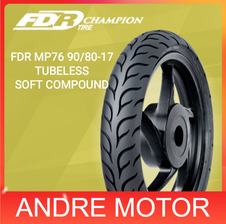 BAN FDR MP76 RING 17 90/80-17 SOFT COMPOUND | Lazada Indonesia