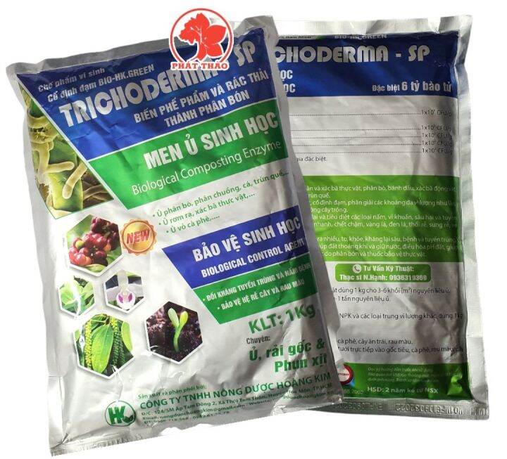 Chế phẩm TRICHODERMA -SP dùng ủng phân, xử lý đất, tăng nấm đối kháng ...