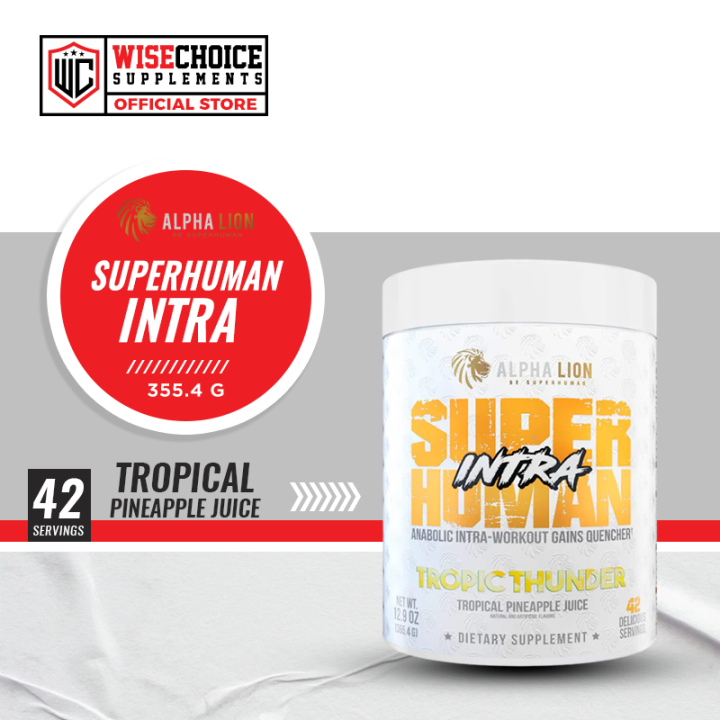 ALPHA LION SUPER HUMAN INTRA 42 SERVINGS TROPICAL PINEAPPLE JUICE ...