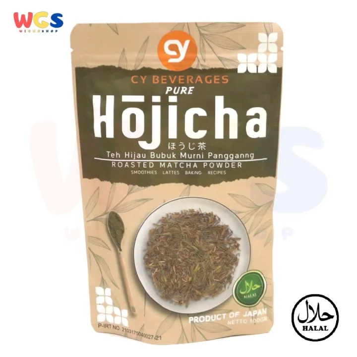CY Beverages Pure Hojicha Roasted Matcha Powder 100 gr | Lazada Indonesia