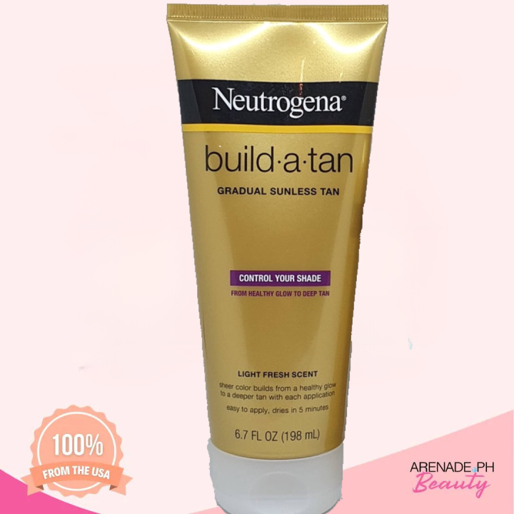 Neutrogena Build-A-Tan Gradual Sunless Tan Control Your Shade | Light ...