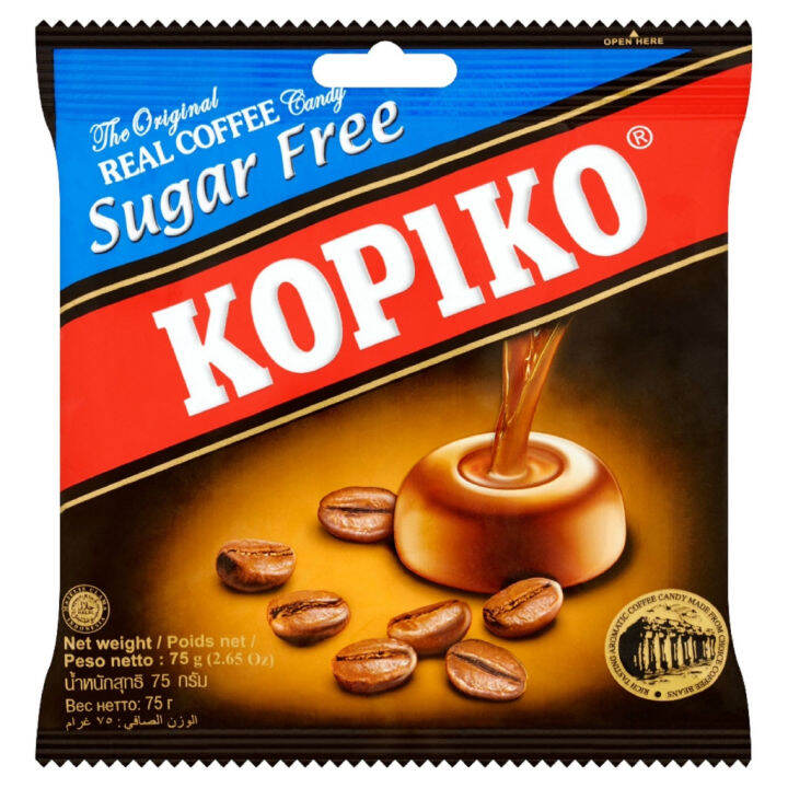 Kopiko The Original Real Coffee Candy Sugar Free 75g | Lazada