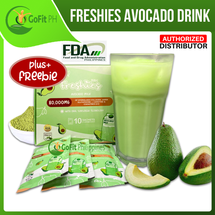 FRESHIES Avocado Collagen (10 Sachets) WITH FREEBIE | Freshies Avocado ...