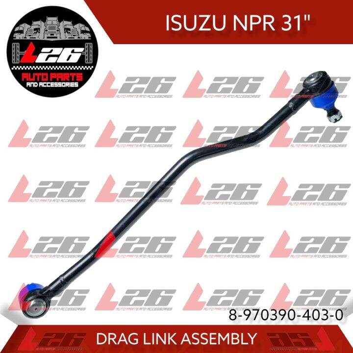 Isuzu NPR Drag Link Assembly FOR ISUZU NPR 31" 8-970390-403-0 | Lazada PH