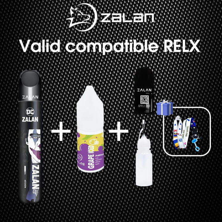 ZALAN infinite pods vaping rechargeable device（5 in 1）Refillable kit ...