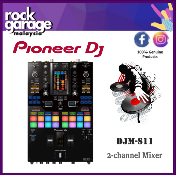 Pioneer DJ DJM-S11 2-channel Mixer for Serato DJ (DJMS11 / DJM S11) | Lazada