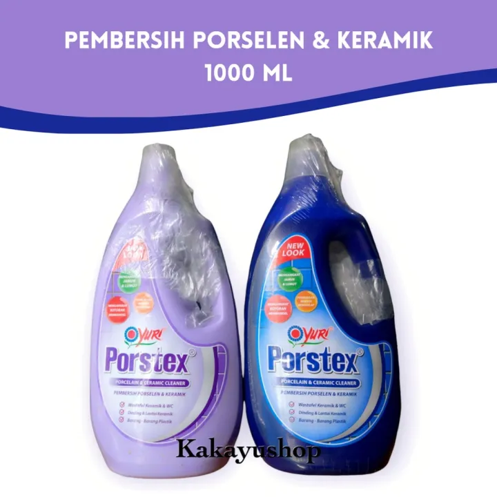 YURI PORSTEX Pembersih Porselen & Keramik Botol 1000ml | Lazada Indonesia
