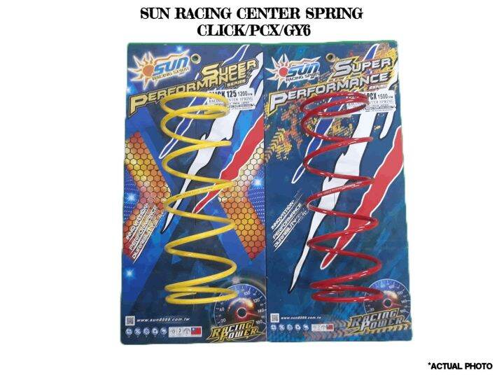 SUN RACING CENTER SPRING (1200RPM/1500RPM) MODEL: CLICK/GY6/PCX | Lazada PH