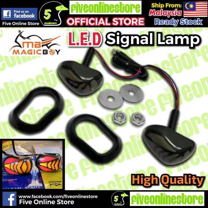 MAGIC BOY Racing L.E.D Signal Lamp Full Set 5404 Honda RS150 SYM VF3i ...