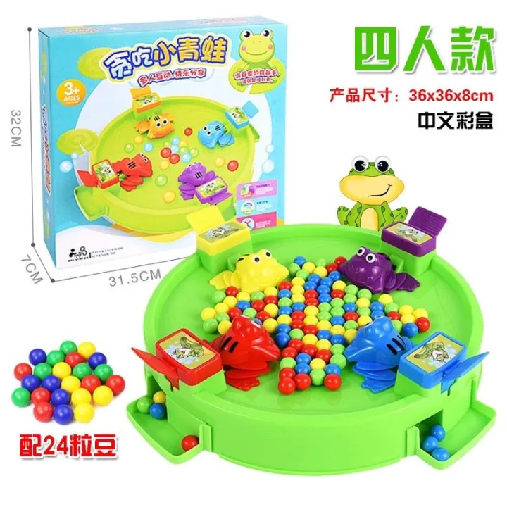 Scramble Game Hungry Frogs Kodok Makan Bola Family Game Mainan Anak 5.0 ...