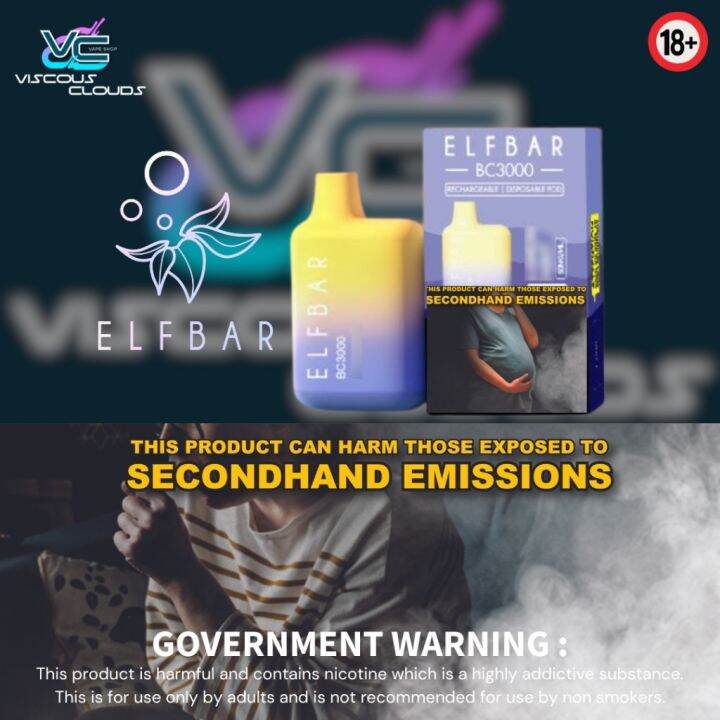 vape mod kit Elf Bar 3000 Puffs Disposable Pod Vape Elfbar (LEGIT ...