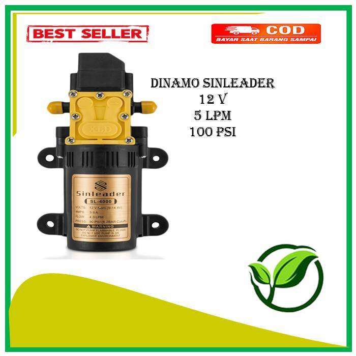 DINAMO POMPA AIR STEAM JET CLEANER DC 12 VOLT 100 PSI 5 LPM SINLEADER ...