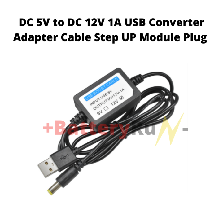 BRT: 1PC usb 5v to 12v converter Adapter Cable Step UP Module 1A with 2 ...