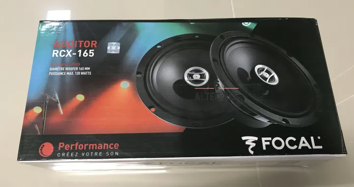 Focal Auditor Series RCX-165 6.5″ (165mm) 120W 2-Way Coaxial Kit Car Speakers ready stock | Lazada