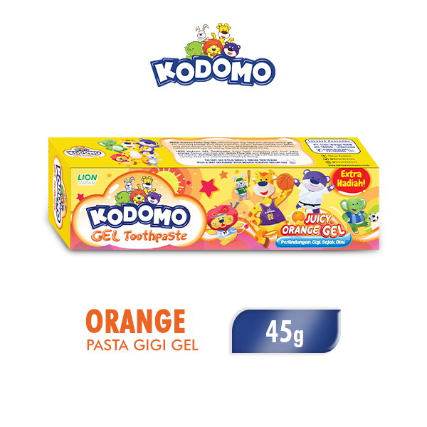 Kodomo Pasta Gigi Juicy Orange Gel 45 gr | Lazada Indonesia