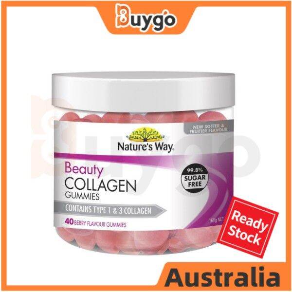 Natures Way Beauty Collagen 40 Gummies Increase Collagen Intake And
