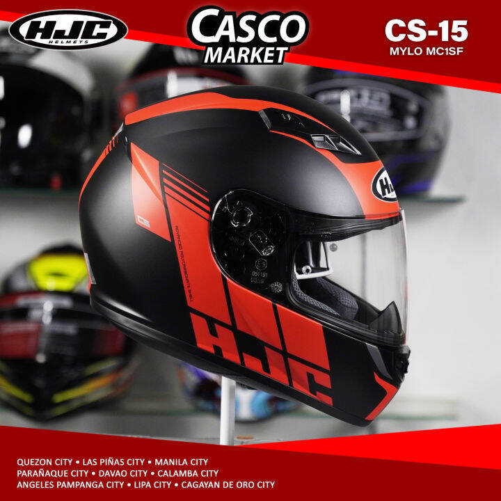 HJC CS15 MYLO FULL FACE SINGLE VISOR MOTORCYCLE HELMET | Lazada PH