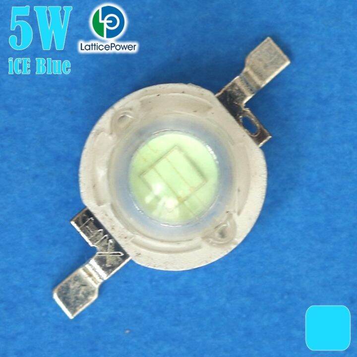 Led HPL 5w Ice Blue Biru 480nm Led Strobo Senja Kota Lattice Chip ...