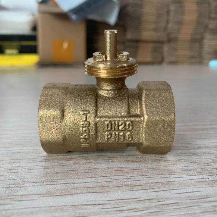 Brass Motorized Ball Valve 3 Wire Two Control Electric Actuator Ac220v