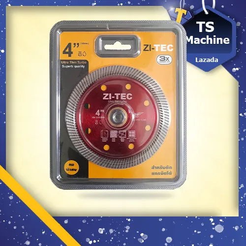 ZI-TEC ใบตัดกระเบื้อง ตัดปูน 4” รุ่นบางพิเศษ คมมาก ZITEC ZI TEC | Lazada.co.th