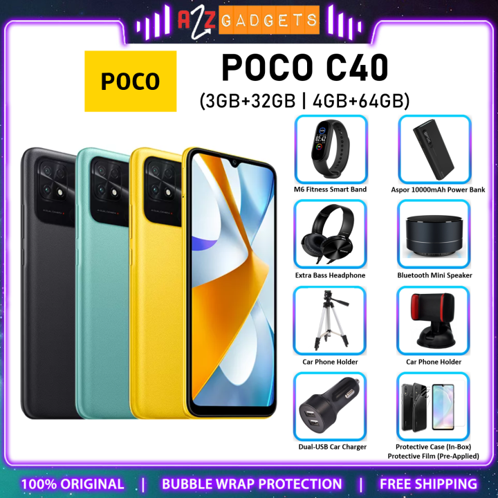 POCO C40 (3+32GB l 4+64GB) Immersive 6.71" Display, 6000mAh Large ...