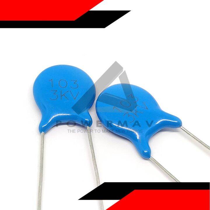 2pcs 10nf 3kv ceramic capacitor High Voltage 103m 10nF 103/3KV Ceramic ...