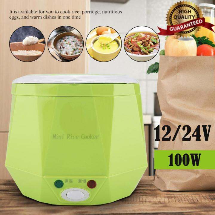 ⚡️Local Delivery⚡️ 12V 100W 1.3L Portable Electric Mini Rice Cooker ...