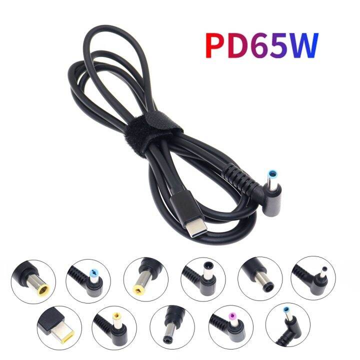 USB Type C PD Charging Cable Cord Dc Power Adapter Jack Converter to 13 ...