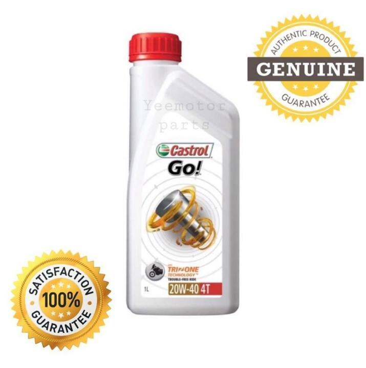 Castrol Go 4T 20W-40 1L | Lazada