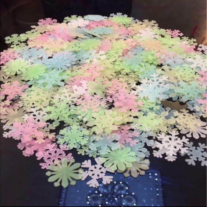 Snowflake Fluorescent Wall Glow In The Dark | Lazada PH