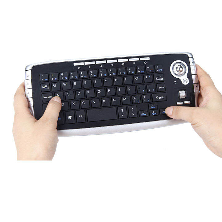 Jelly Comb Mini 2.4G Wireless Keyboard with Trackball Keyboard for ...