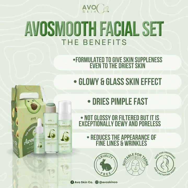 AVOSMOOTH FACIAL SET | Lazada PH
