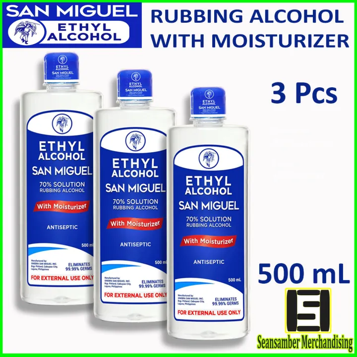 Ethyl Rubbing Alcohol with Moisturizer 70% Solution Product of Ginebra ...