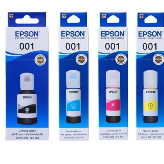 Tinta Printer Epson T001 Pigment Color 127 ML - 01063 - Original ...