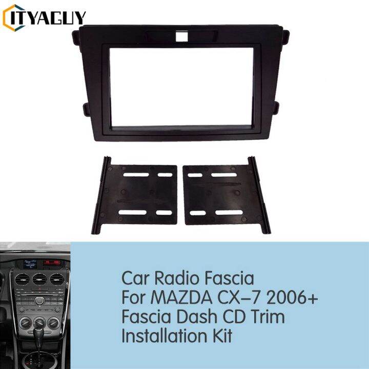 2DIN Stereo Surround Fascia Facia Radio For Mazda CX-7 2006+ Dash Panel ...