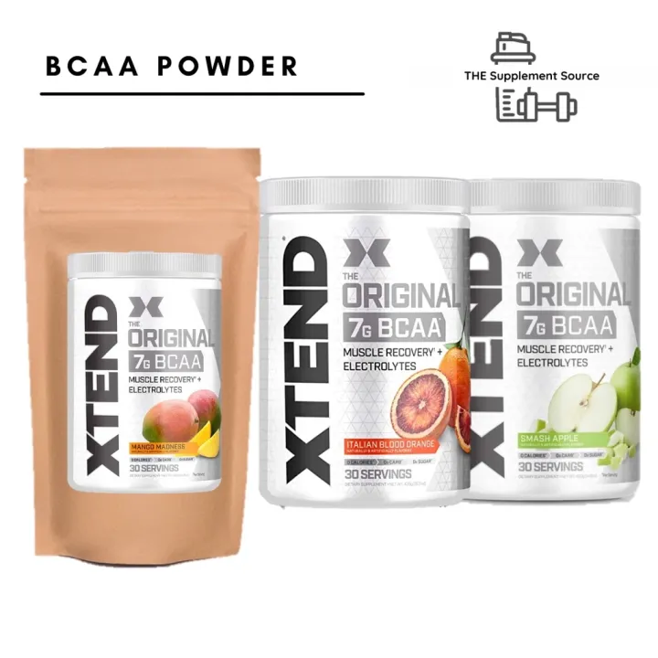Xtend Original BCAA Powder 10 20 30 servings Muscle Repair and Recovery ...