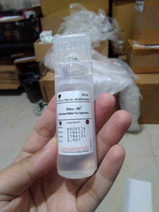water for injection WFI 25cc 25 ml water for irrigation | Lazada Indonesia