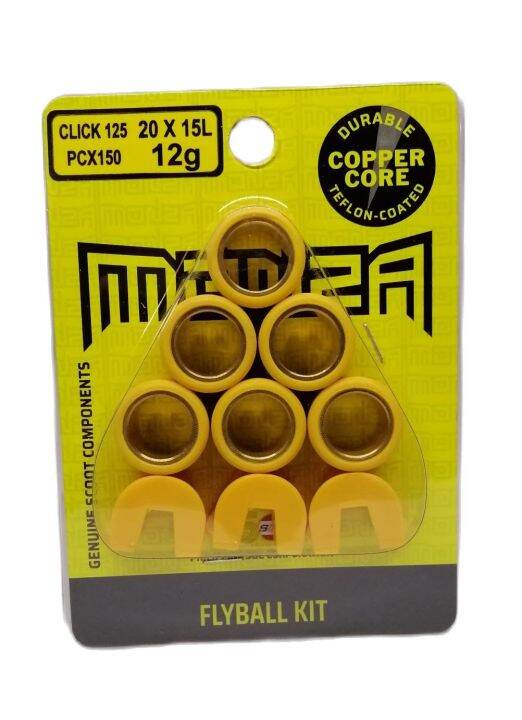 (12g) Monza Scooter FlyBall (w/ Free Sliders) Pulley Ball Honda Click ...